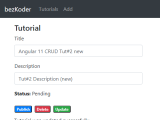 Angular 11 Crud Application Example With Web Api Bezkoder