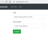 Spring Boot React Postgresql Example Build A Crud App Bezkoder