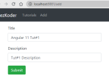 Angular 11 Node Js Express Mysql Example Crud Application Bezkoder