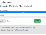 React Hooks Multiple File Upload Example With Axios Progress Bar