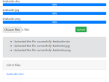 React Multiple Files Upload Example With Progress Bar Bezkoder