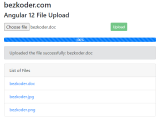 Angular 12 File Upload Example With Progress Bar Bootstrap Bezkoder