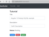 Angular 12 Node Js Express Mysql Example Crud Application Bezkoder