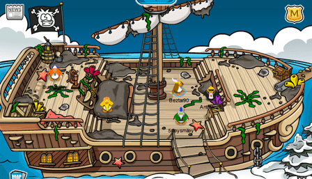 Rockhopper’s Ship Fixed – Club Penguin Cheats | Secrets