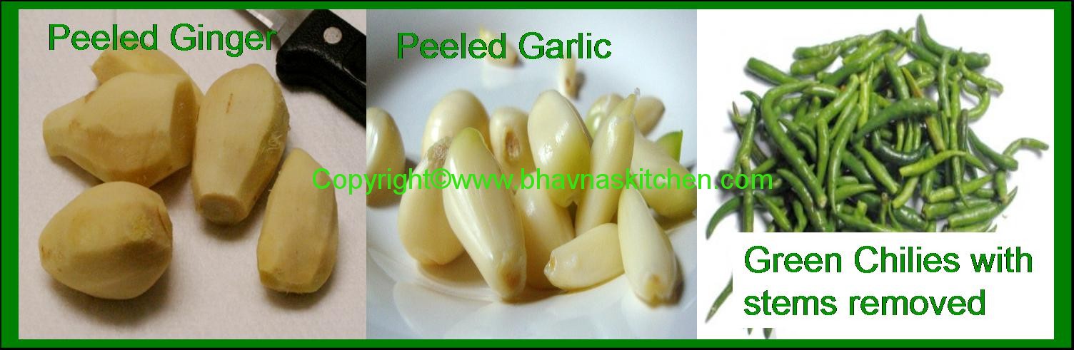 3Gs – Ginger, Garlic and Green Chillies Paste – How to make and ...