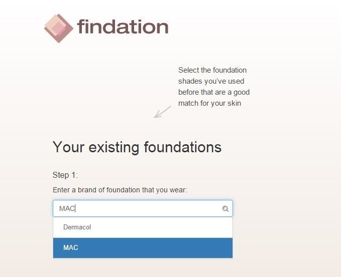 Descubra qual é a sua cor de base no site Findation