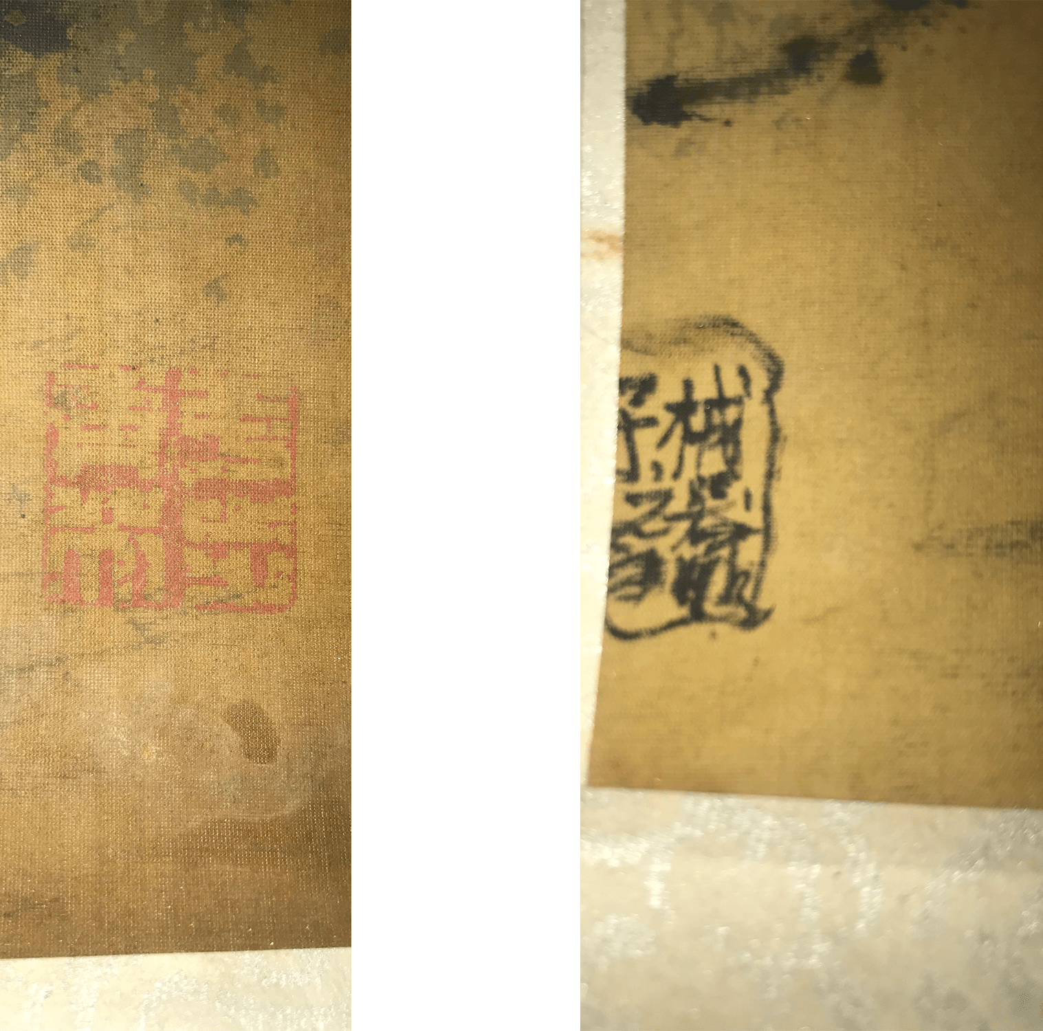 Old Chinese scroll paintings from estate of artist Harry Breen, no idea ...