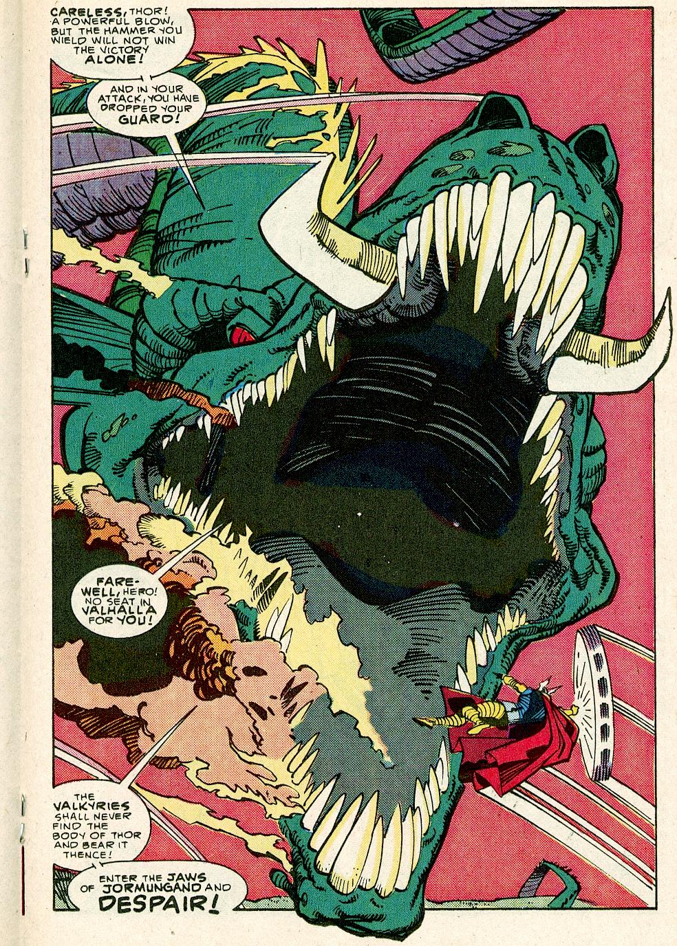 Midgard Serpent And Thor