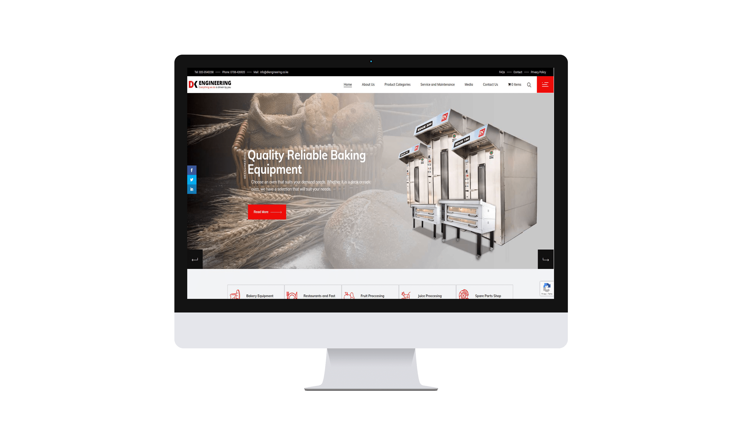 DK Engineering Website - Bigartta Group