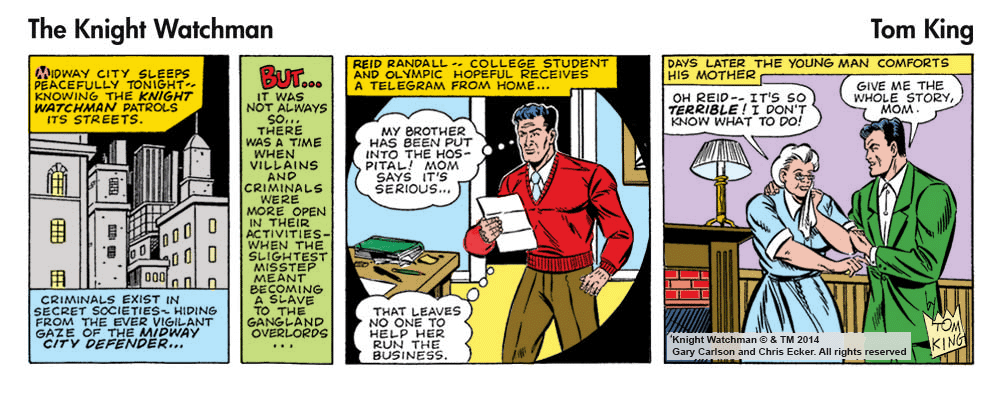 Sneak Peak: Knight Watchman Comic Strip