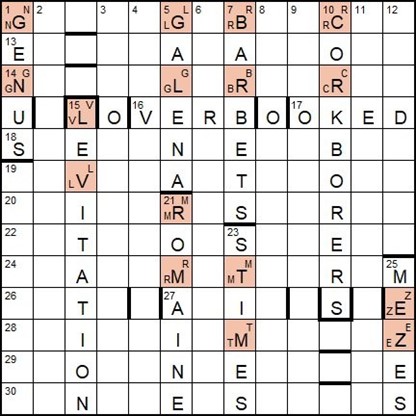 I made as comprehensive a list of possible words as I could, matched ...