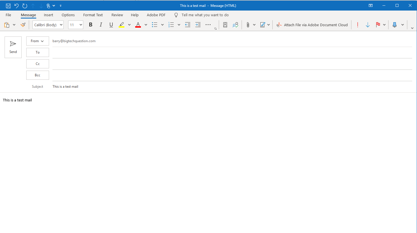What does the new Outlook look like? - The Big Tech Question