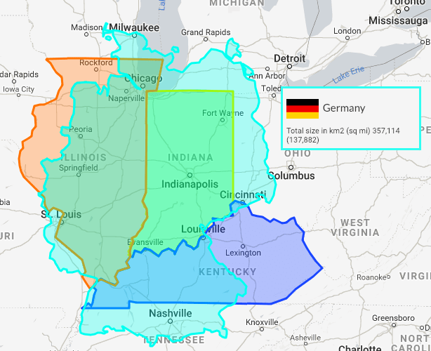 You Can Now Drag And Drop Whole Countries To Compare Their Size Big Think