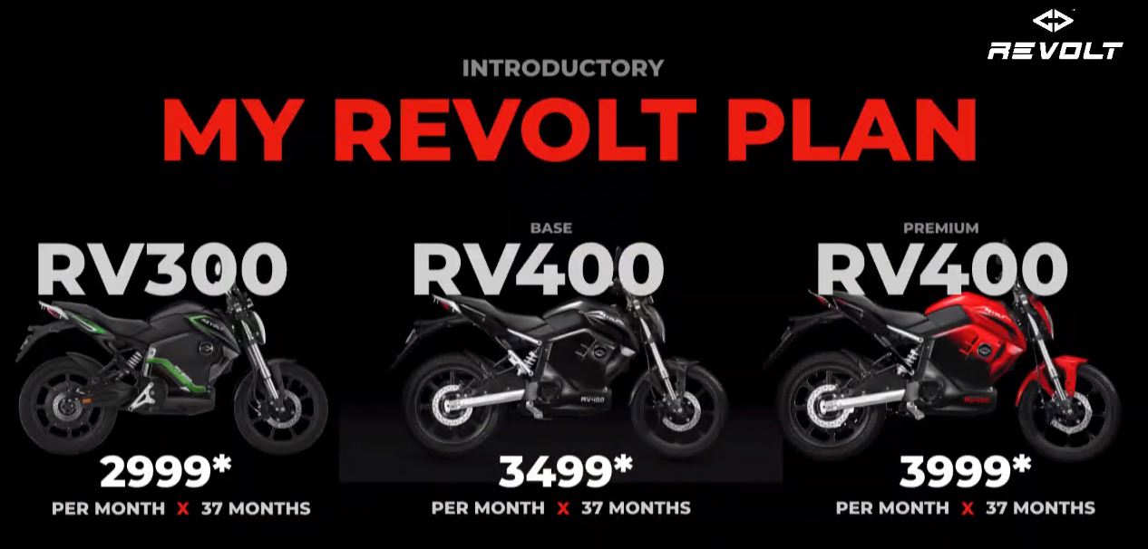 REVOLT RV400 Launched with attractive price tag and easy buying options