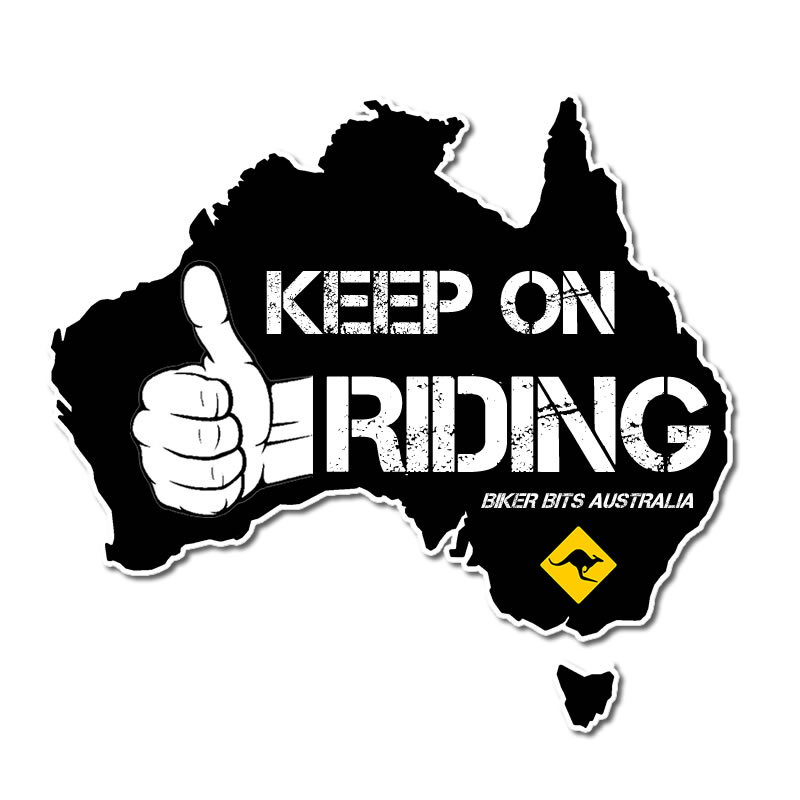 Keep On Riding Sticker – Biker Bits