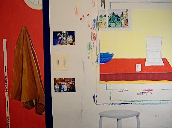 Crossing The Blue Line | Bill Batten, Chalk Paintings