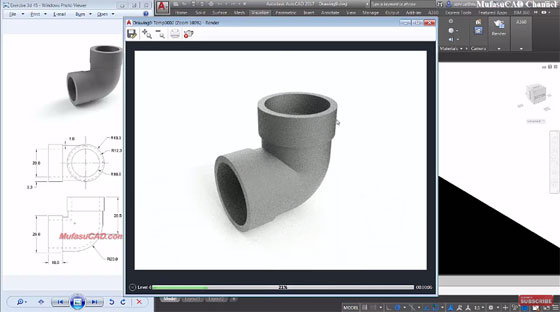 How to produce a 90 degree elbow pipe with AutoCAD 2017 | BIM Outsourcing