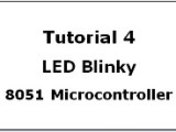 Blink Led With 8051 Microcontroller
