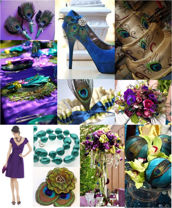 All Things Peacock {Wedding Inspiration} | Principles in Action Wedding ...