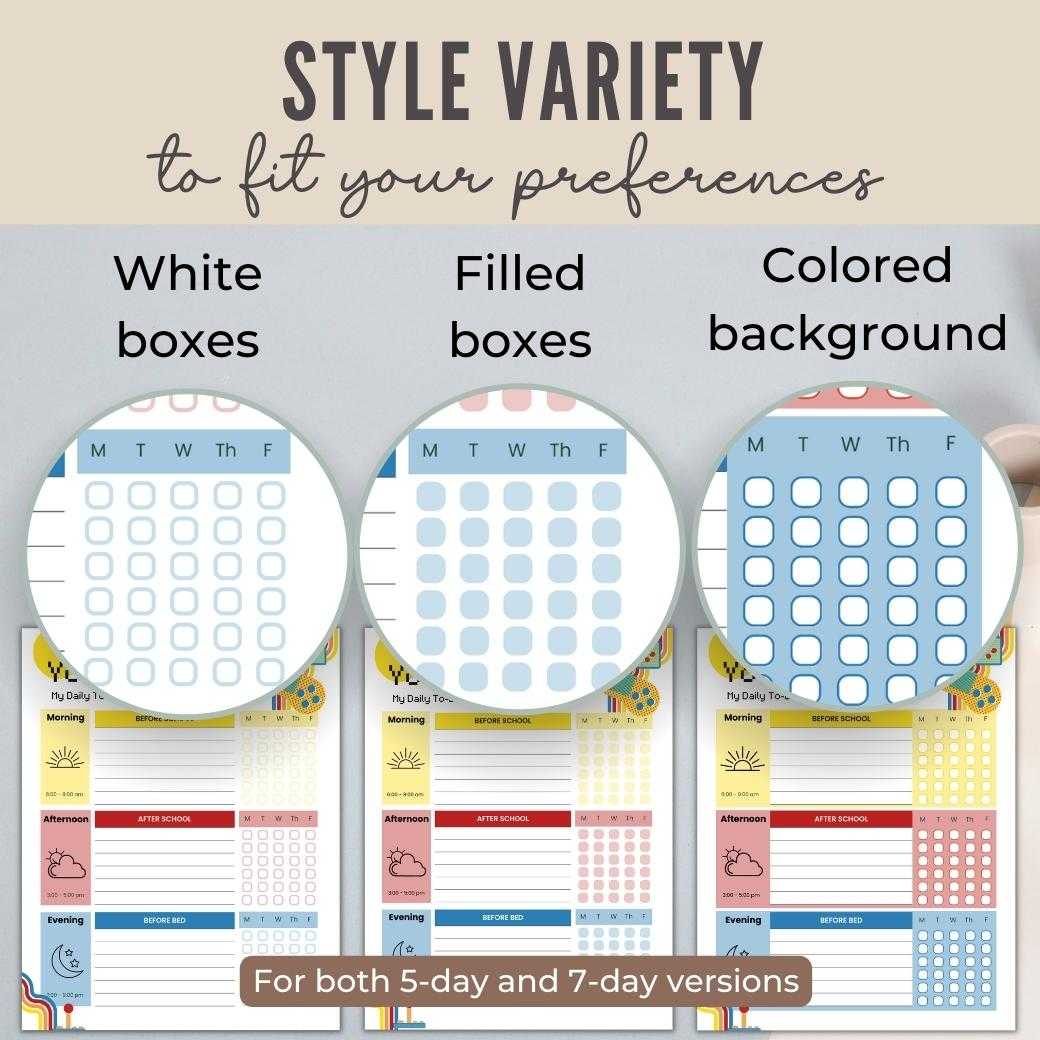 Gamer Editable Daily Routine Checklist Birchmark Designs