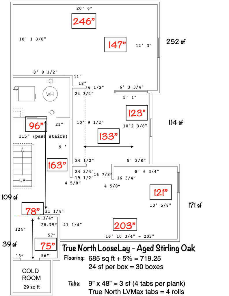 Loose Lay Vinyl Plank Flooring Installation - Birdz of a Feather