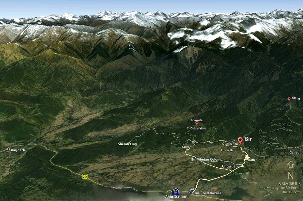 Greater Bir Orientation: Bir Proper, Chowgan, Tibetan Colony, Billing ...