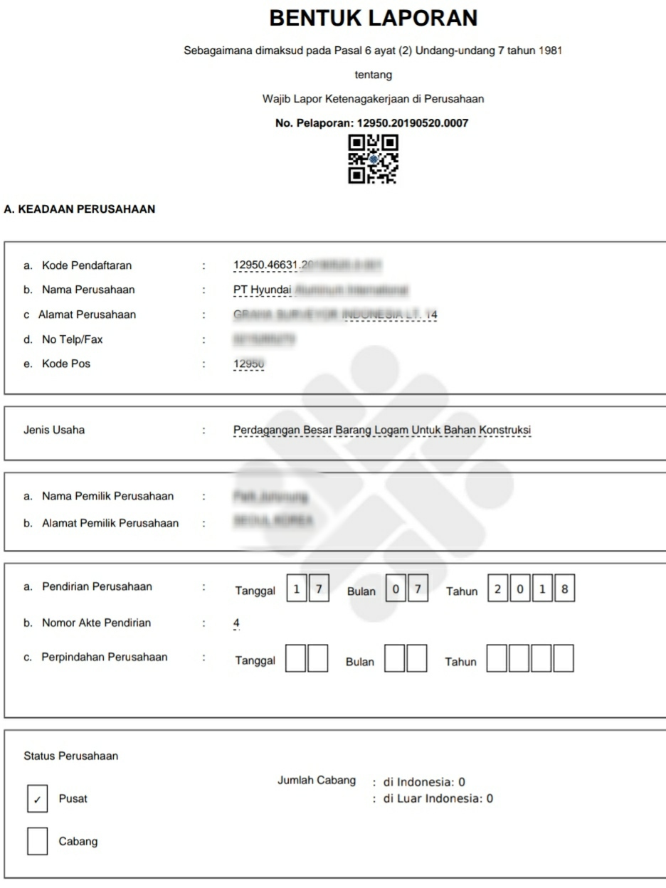 Jasa Pengurusan WLKPWajib Lapor Tenaga Kerja (WLK)