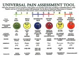 Printable Pain Chart Pain Assessment Scale Poster Health Office Sign