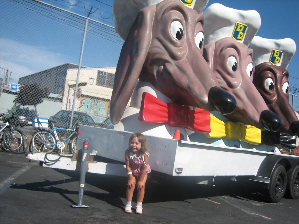 Georgia with Doggie Diner Heads