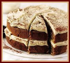 Spiced Coffee Sponge Cake with Coffee Butter Frosting Recipe - Bit O Java