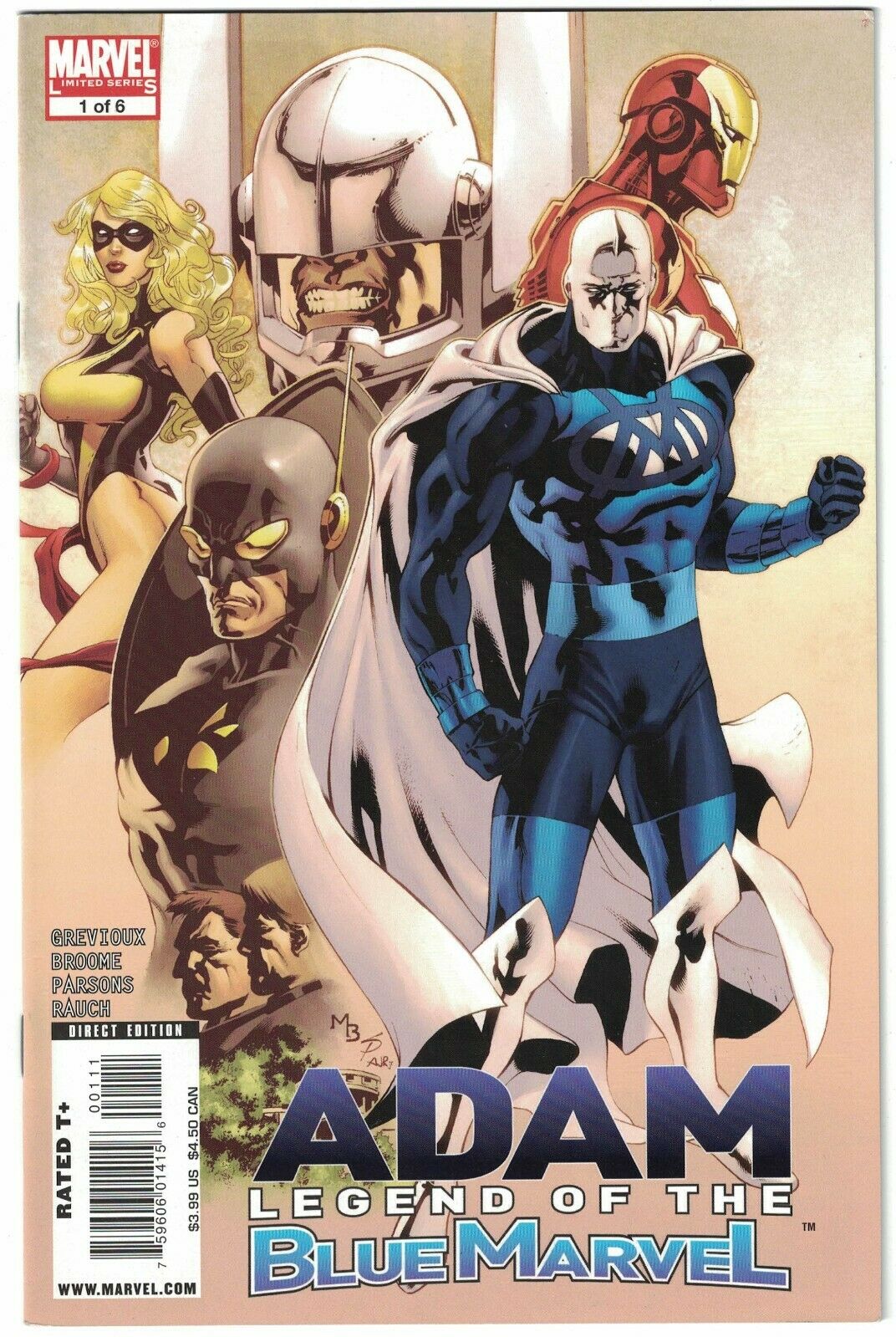 Adam Legend of the Blue Marvel #1 - Black Comic Lords (BCL)