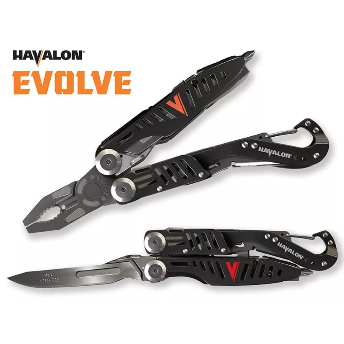 Havalon Knives Evolve Multi-tool, Blaze Orange/Black Handle XTC-60AMT1 – Black Wolf Supply