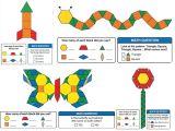 Free Printable Pattern Block Templates Activity Math Geometry Fun