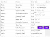 Blazor Grid Sorting Filtering Editing Grouping Paging