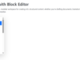 Getting Started With Syncfusion Blazor Block Editor