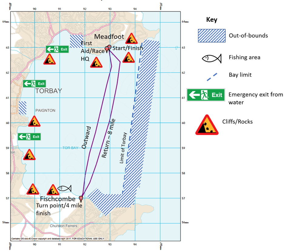 Torbay – Route Map