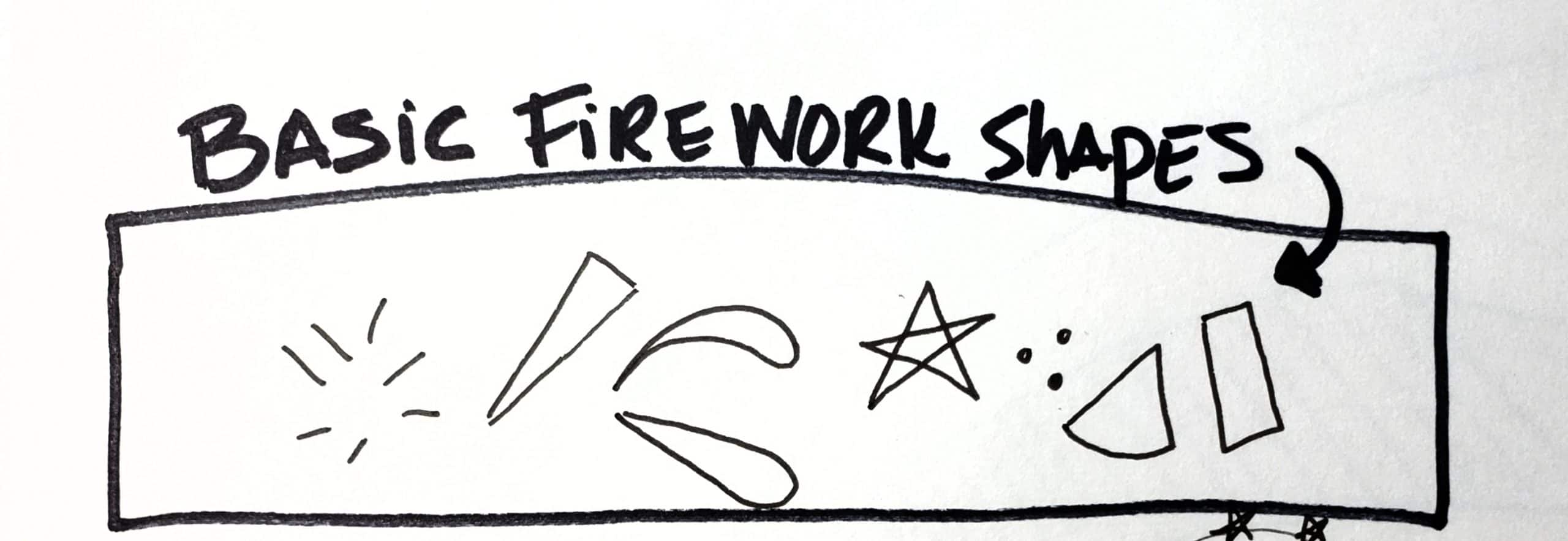 How to Draw Fireworks - Blessinks: Visual resources for your quiet time