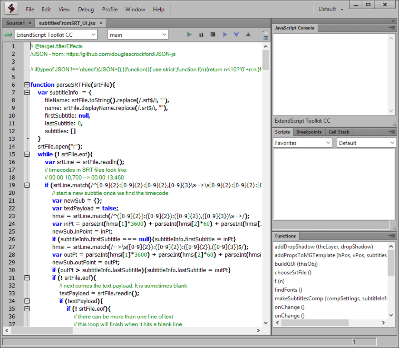 Debugging extendscript files with VSCode – pure and applied
