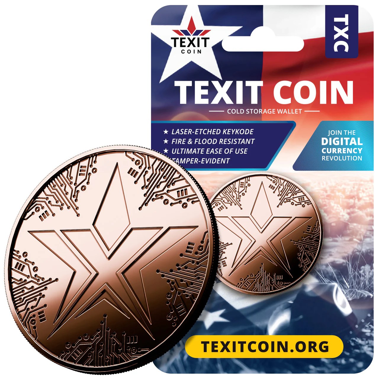 Texitcoin Txc Cold Storage Wallet Blockchain Mint