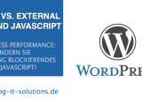 Wordpress Performance Inline Javascript Css Vs External Blog It