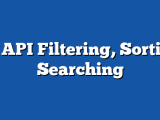 How To Filter Sort Search Rest Api Apitier Blog