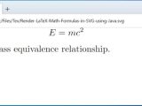 Render Latex Math Formulas And Equations In Java