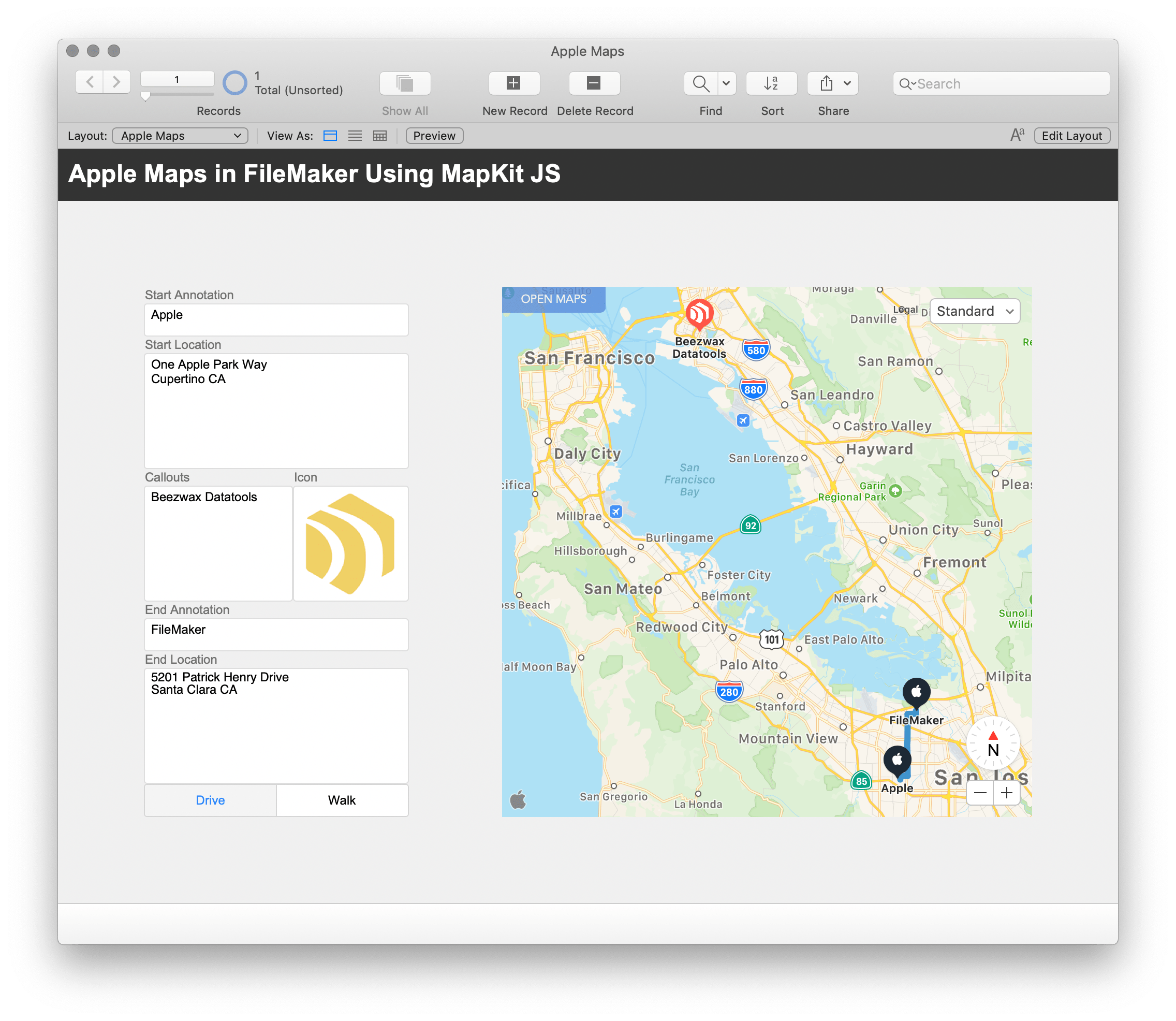 Apple Maps In FileMaker With MapKit JS Beezwax Blog Apple Maps In FileMaker With MapKit JS Beezwax Blog