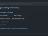 Codacy S Pull Request Coverage Diff View Codacy