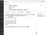 How To Display A Calendar In Python Using The Calendar Module