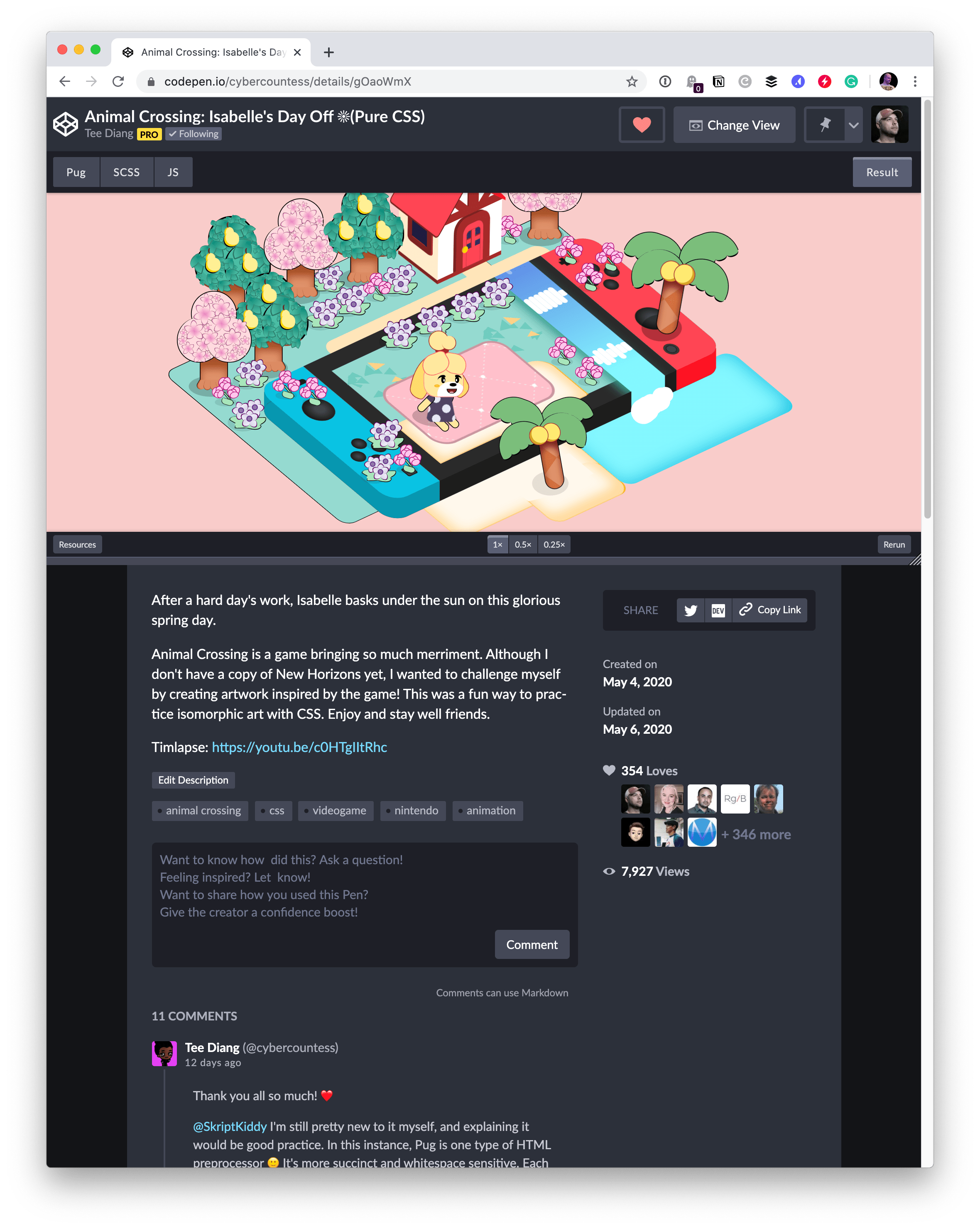 Details View - CodePen Blog