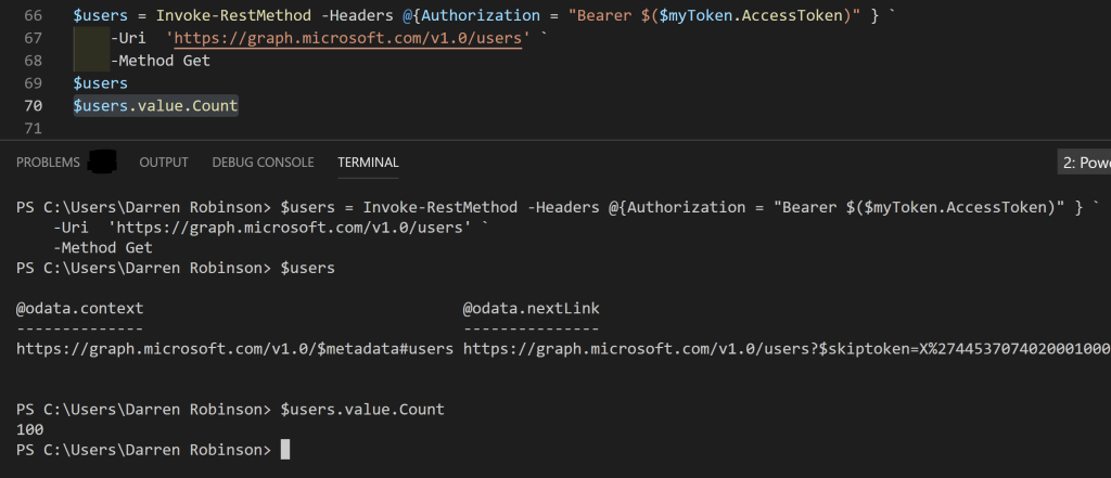 Microsoft Graph using MSAL with PowerShell - darrenjrobinson - Bespoke Identity and Access ...