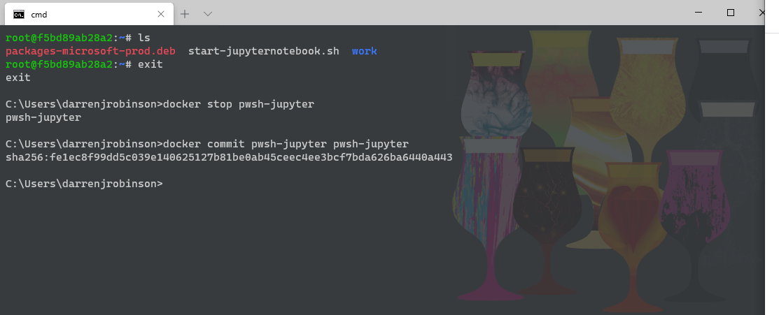 Docker Powershell Jupyter Notebook Environments Darrenjrobinson