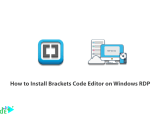 How To Install Brackets Code Editor On Windows Rdp Eldernode Blog