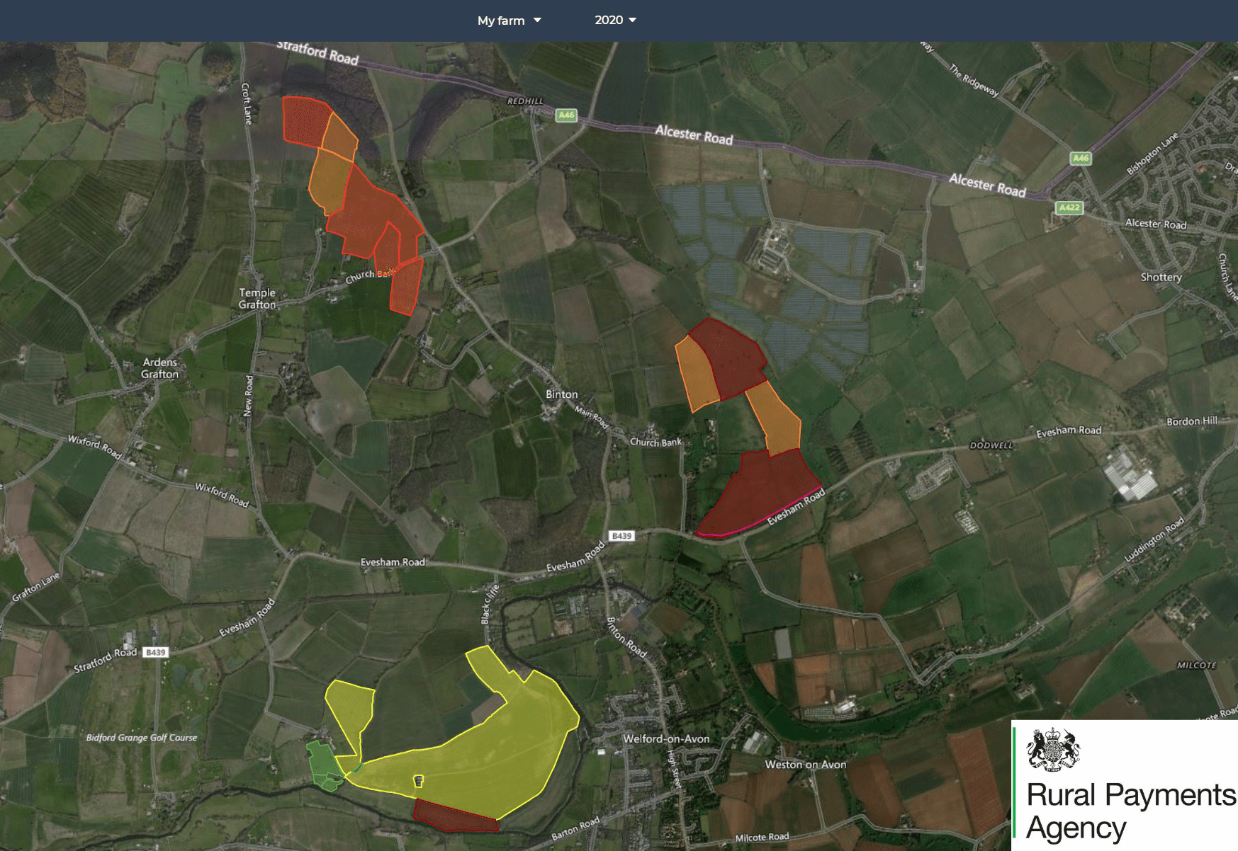 fieldmargin Blog: Map your farm using RPA field boundaries